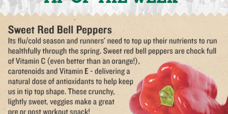 Pick of the Week - Sweet Red Bell Peppers - Run Ottawa