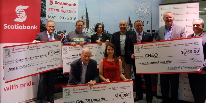 Tamarack Ottawa Race Weekend launches 2016 Scotiabank Charity Challenge ...